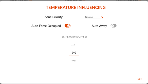 Occupancy and Temperature Node- Temperature Influencing – ClimaVision