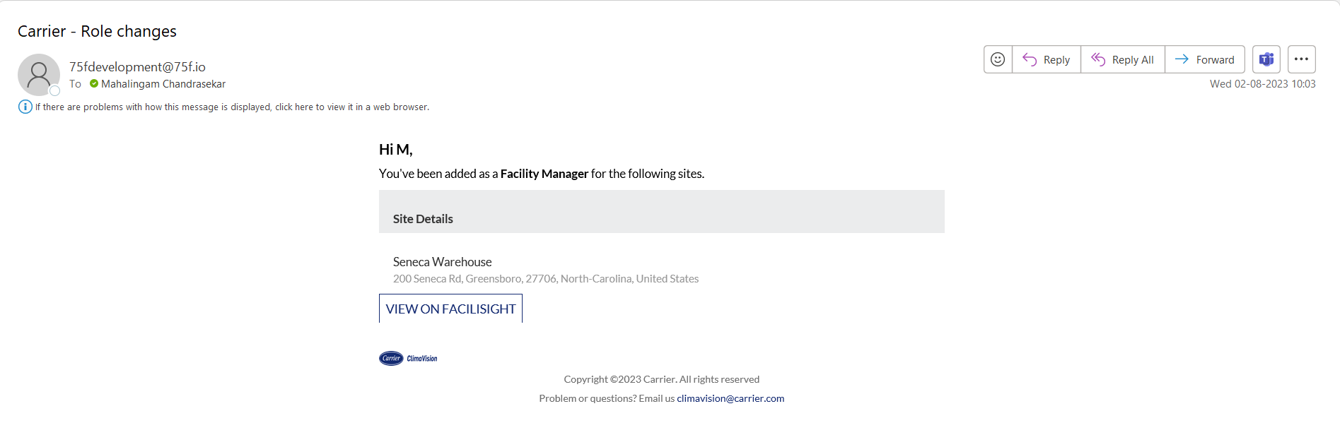 First time Log into ClimaVision Web UI – ClimaVision