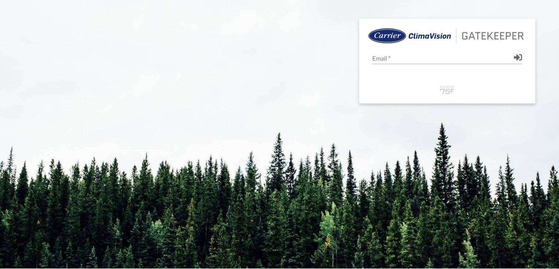 First time Log into ClimaVision Web UI – ClimaVision