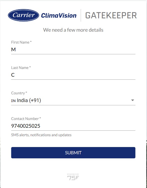 First time Log into ClimaVision Web UI – ClimaVision