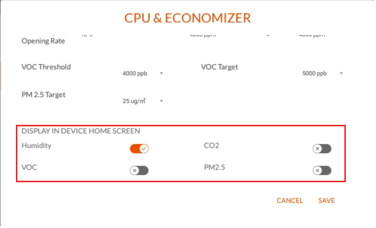 HyperStat Split- CPU & Economizer Profile – ClimaVision