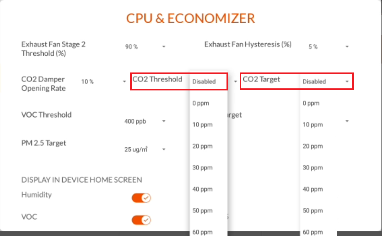 HyperStat Split- CPU & Economizer Profile – ClimaVision