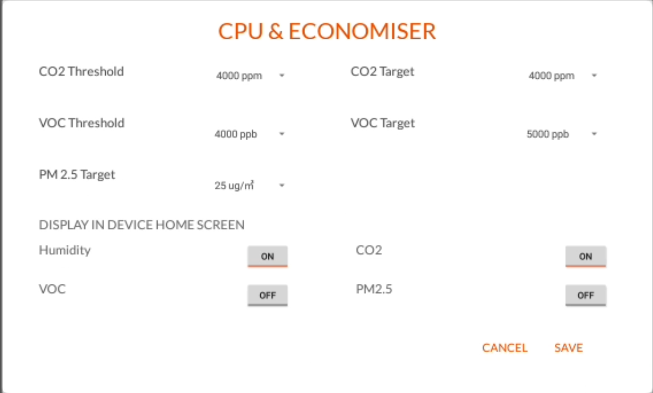 HyperStat Split- CPU & Economizer Profile – ClimaVision