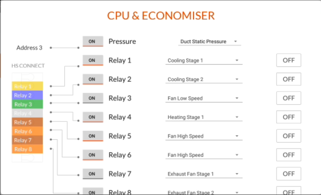 HyperStat Split- CPU & Economizer Profile – ClimaVision
