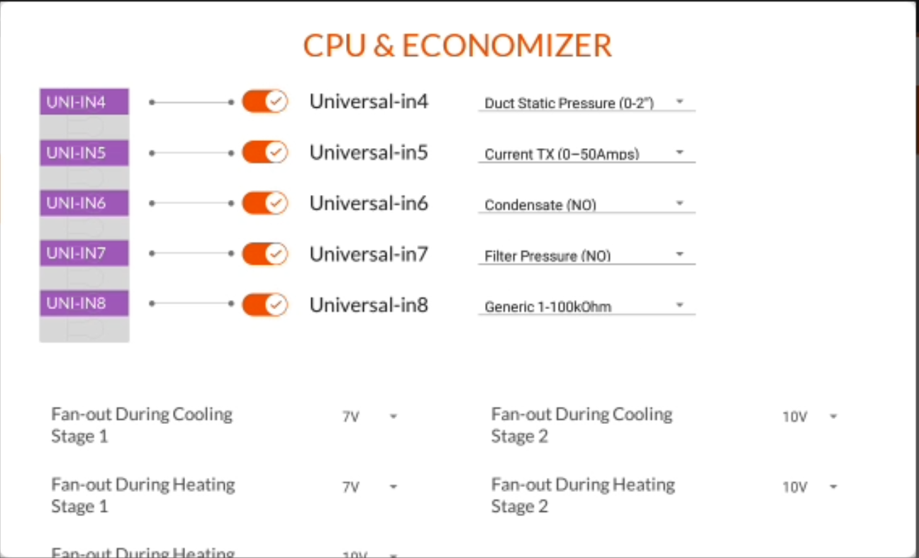 HyperStat Split- CPU & Economizer Profile – ClimaVision