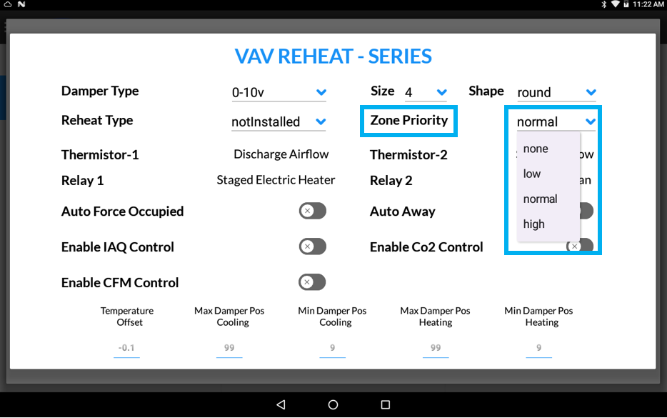 Damper Position & Zone Priority Driven Trim and Respond Requests ...