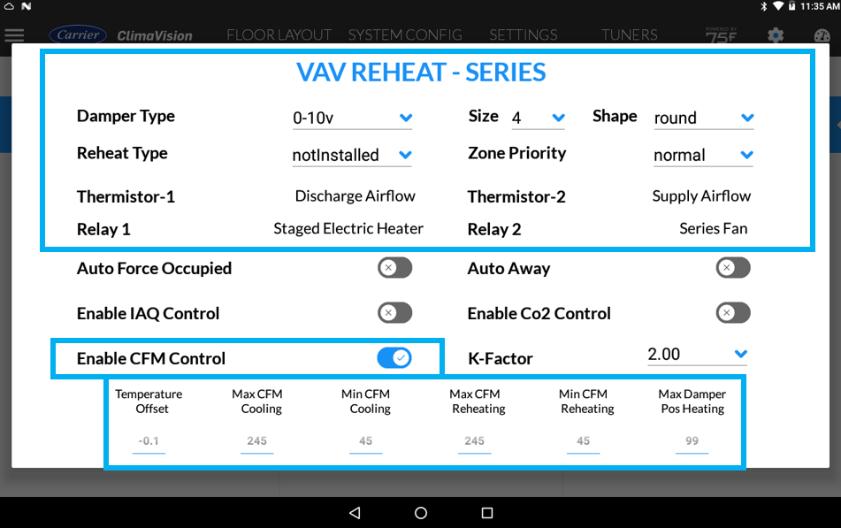 VAV Terminal Profile- Damper Position Calculation & Operation – ClimaVision
