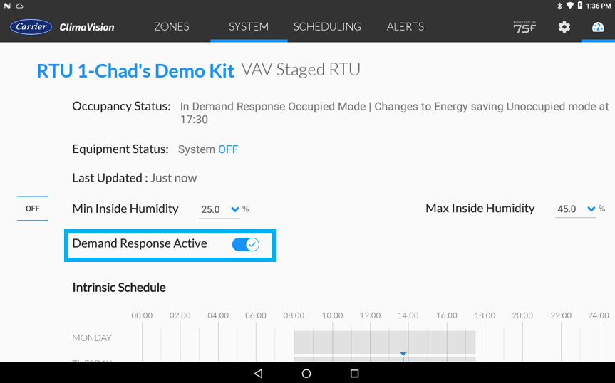 Demand Response Compliance – ClimaVision