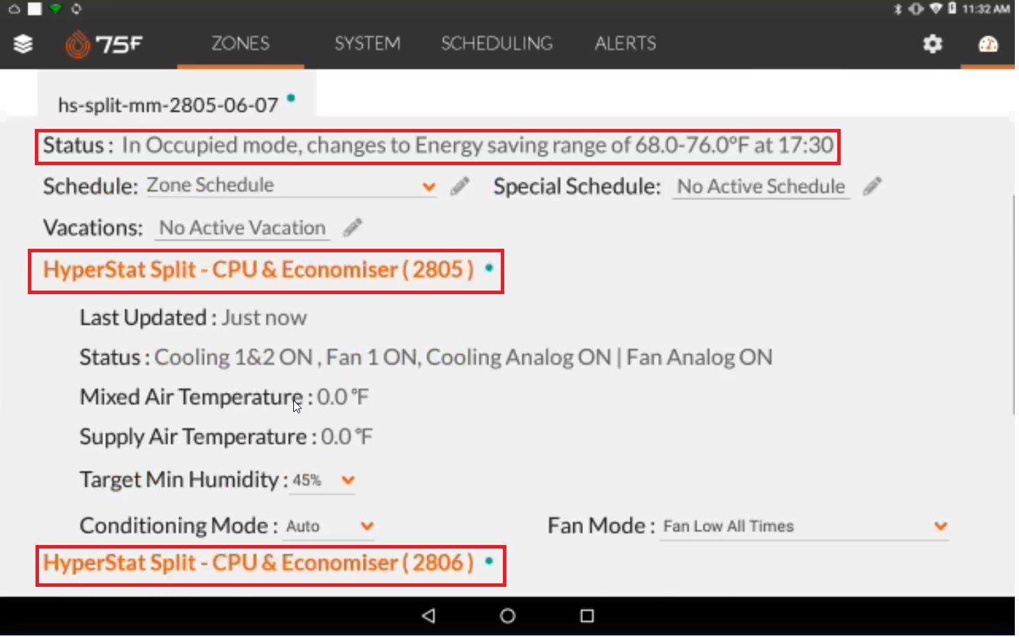 HyperStat Split- CPU & Economizer Profile – ClimaVision