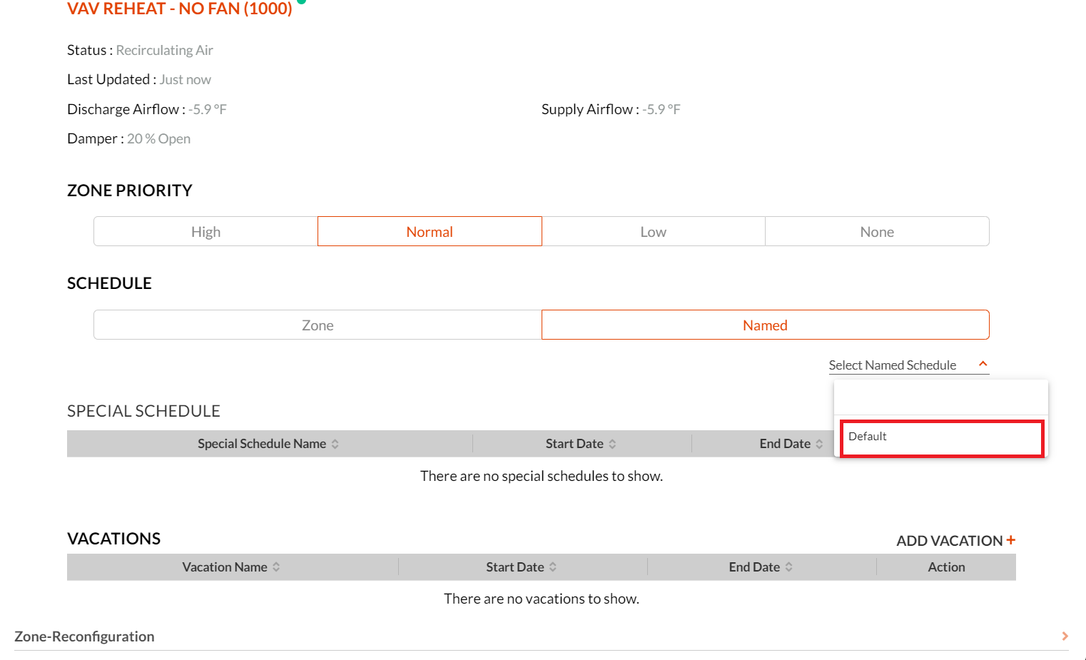 Creating Applying And Editing Named Schedules Climavision