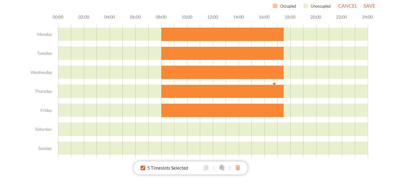 Creating Applying And Editing Named Schedules Climavision