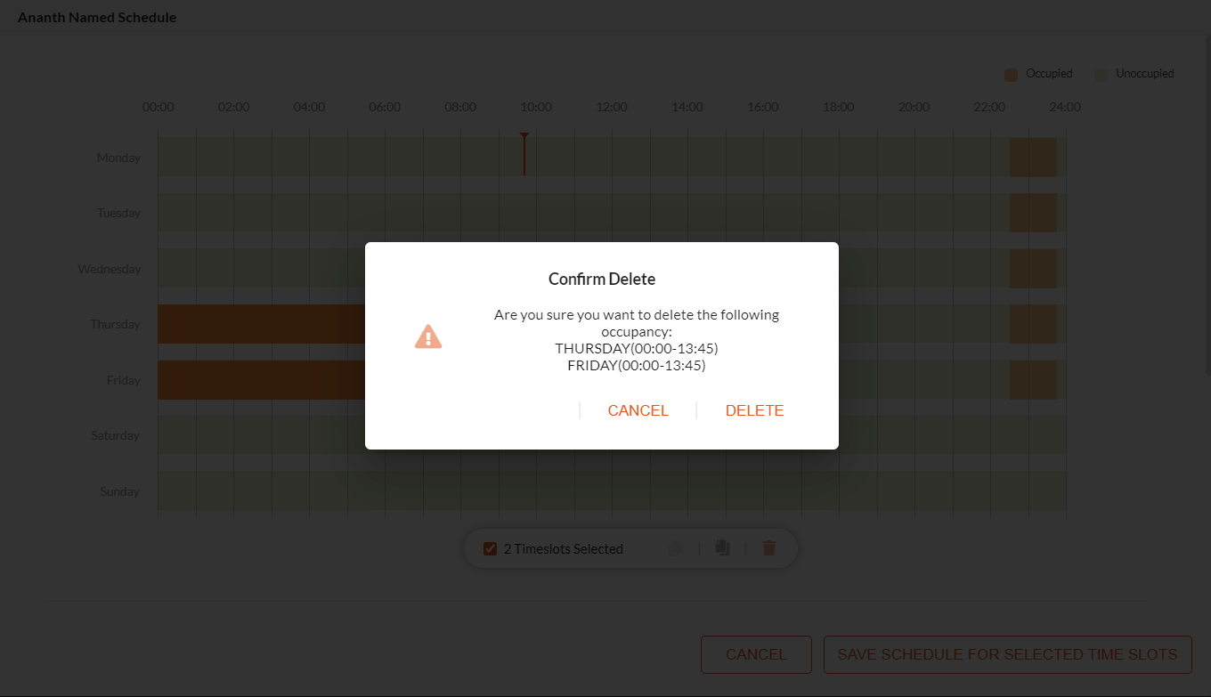 Creating, Applying and Editing Named Schedules – ClimaVision