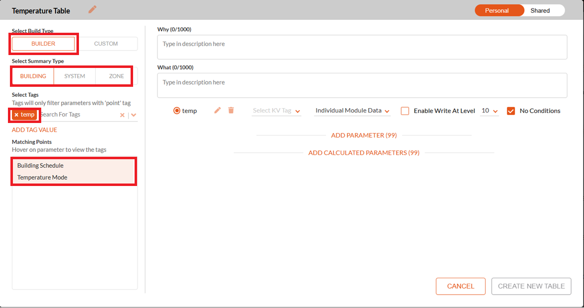 Installers Tables – ClimaVision
